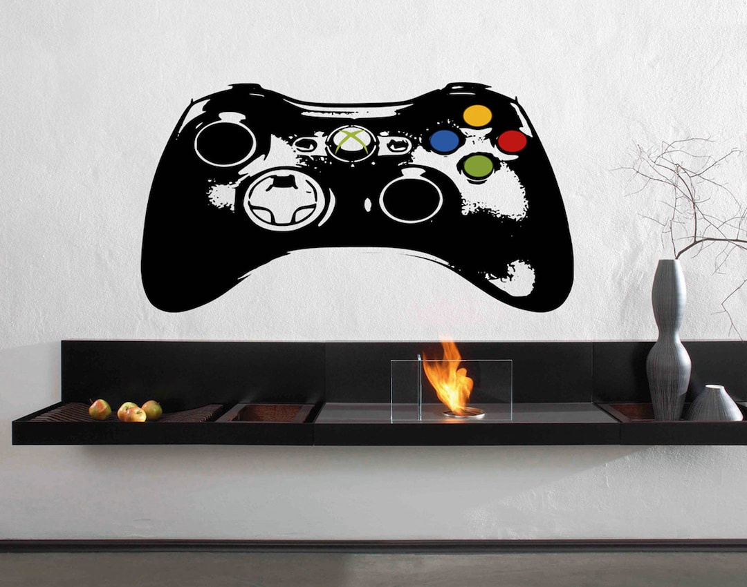 Game Controller Wall Decal, Game Controller Wall Sticker, Game ...