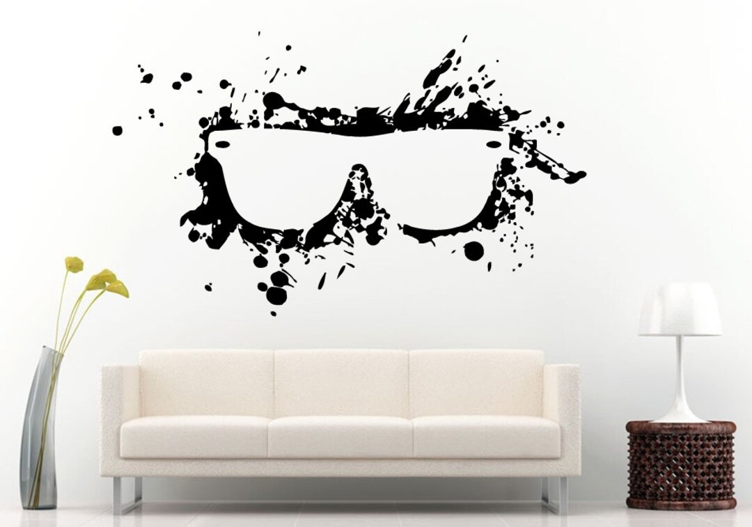 Sunglasses Shades Swag in Splash Paint Drip Wall Decal Vinyl Sticker ...