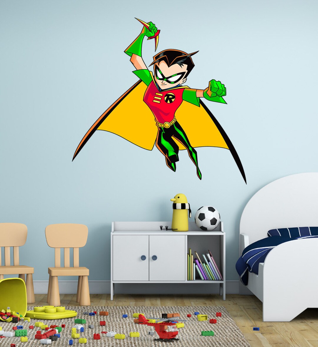 Superhero Boy Decal, Superhero Boy Sticker, Superhero Boy Wall Decal - Etsy
