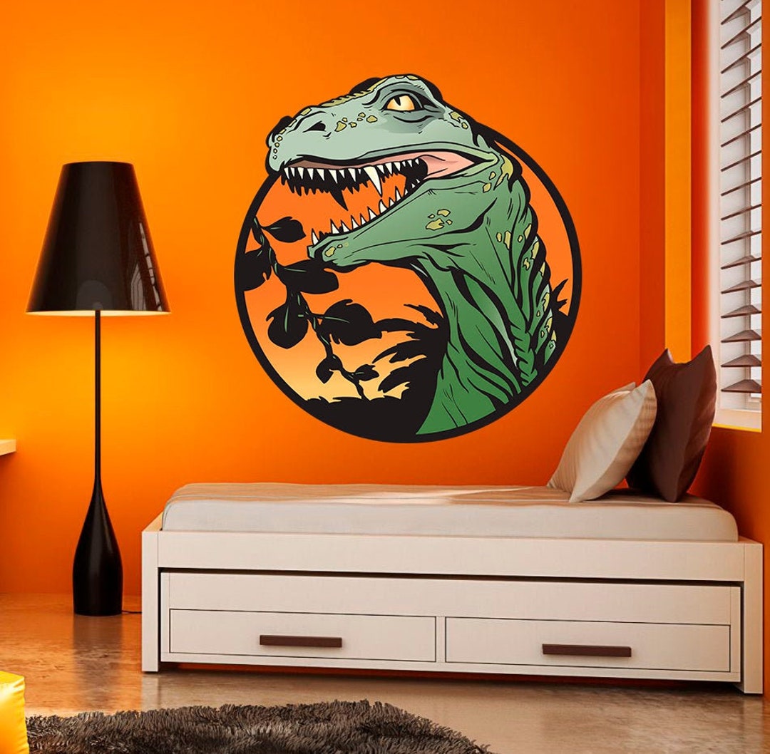 Dinosaur Decal, Dinosaur Sticker, Dinosaur Wall Decor - Etsy