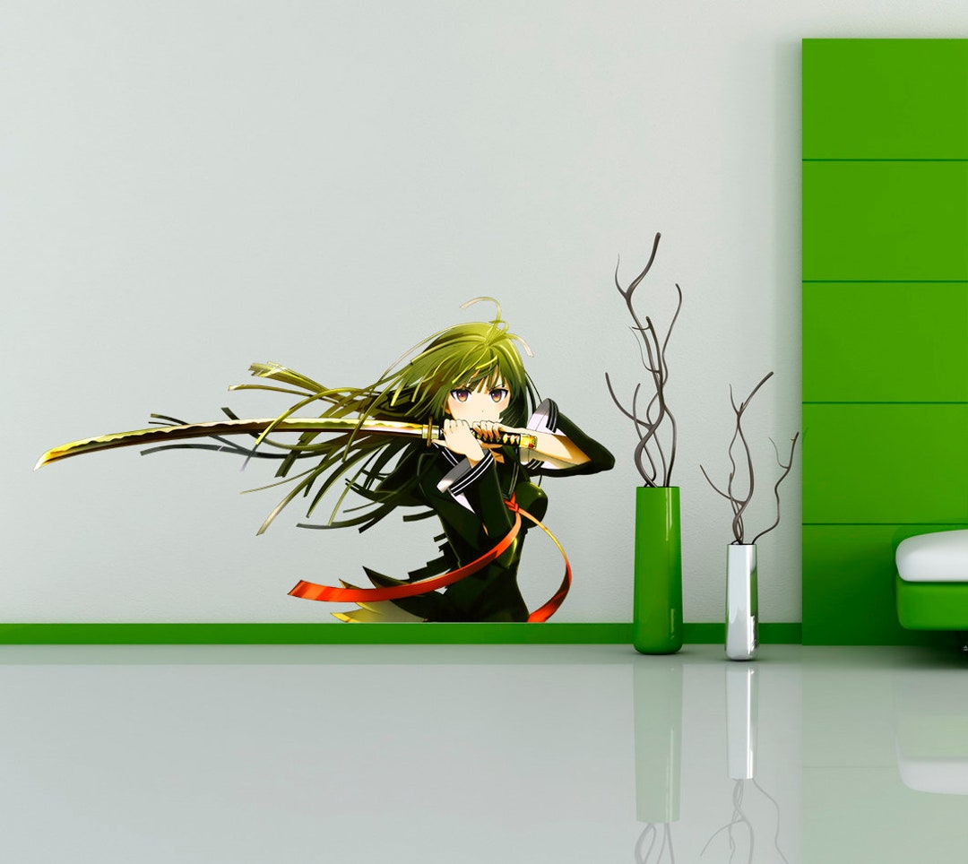 Anime Girl Decal - Etsy