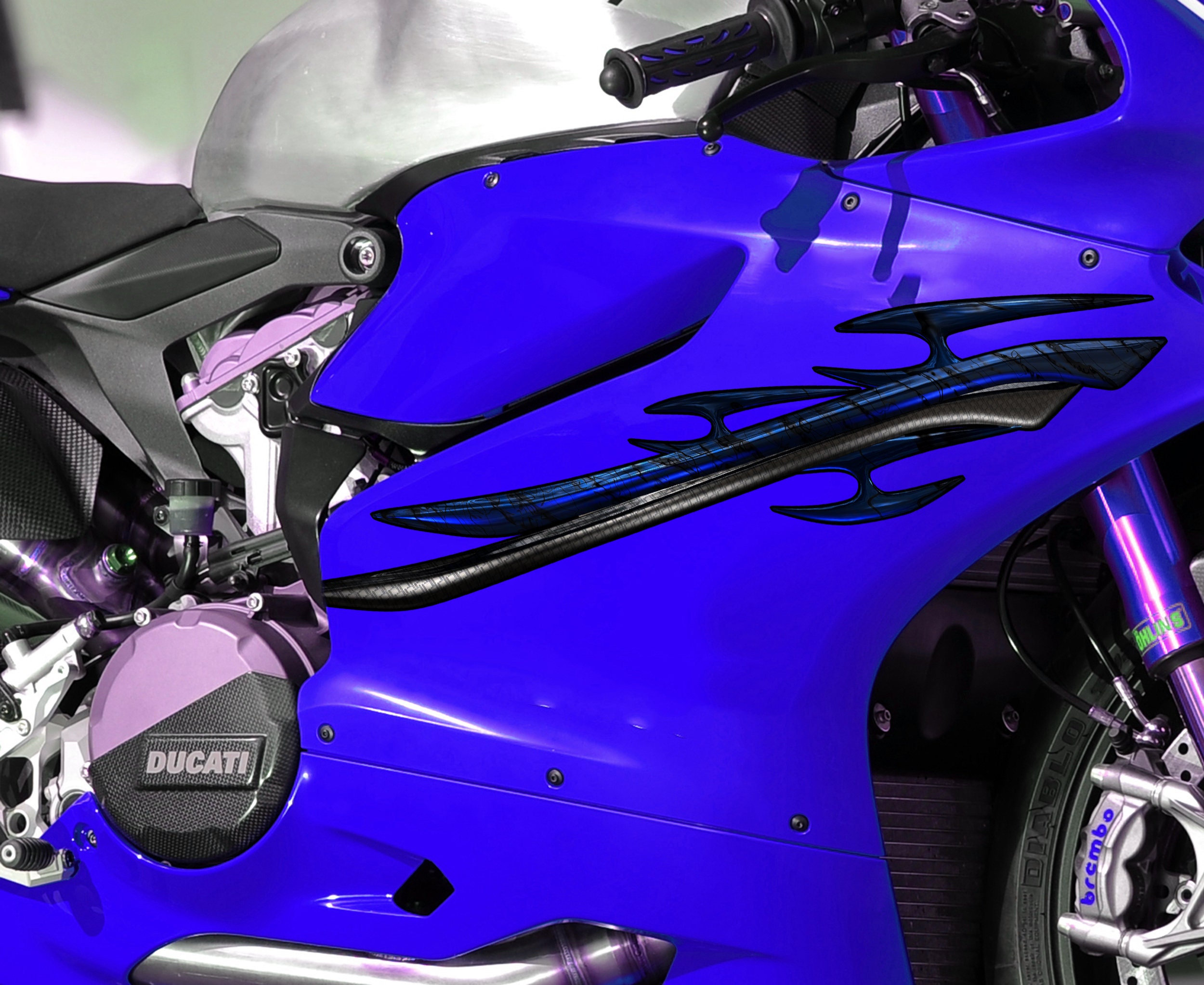 Tribal Bike Decal Tribal Sport Bike Vinyl Graphics Dirt Bike - Etsy