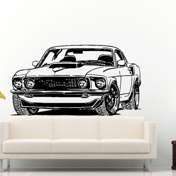 Hot Rod Wall Mural - Etsy