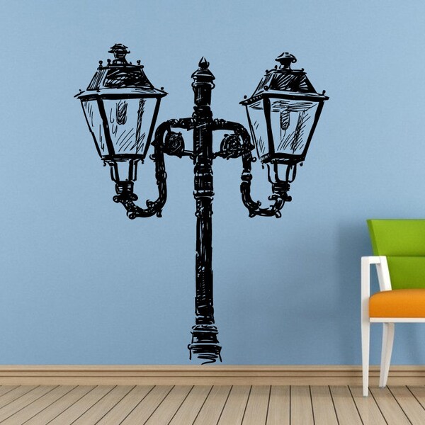 Street Lamp Decal - Etsy