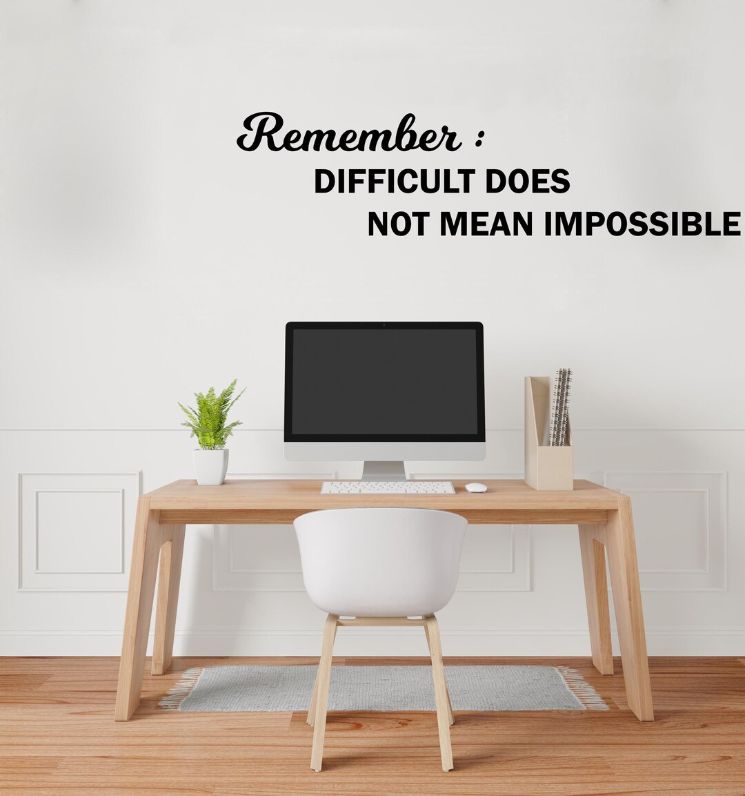 Office Wall Decal, Quote Decal for Office Employee, Motivational ...