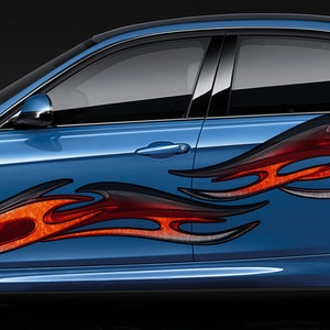 3D Tribal Racing Stripes Vinyl Sticker, 3D Tribal Car Graphics, Tribal ...