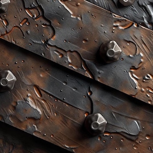 Armored Metal Truck Wrap | Industrial Rust Texture Vinyl Car Wrap ...