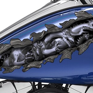 Dragons Sport Bike Vinyl Wrap, Dragons Bike Graphics Sticker, 3D ...
