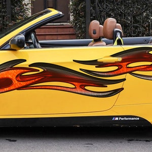 3D Tribal Racing Stripes Vinyl Sticker, 3D Tribal Car Graphics, Tribal ...