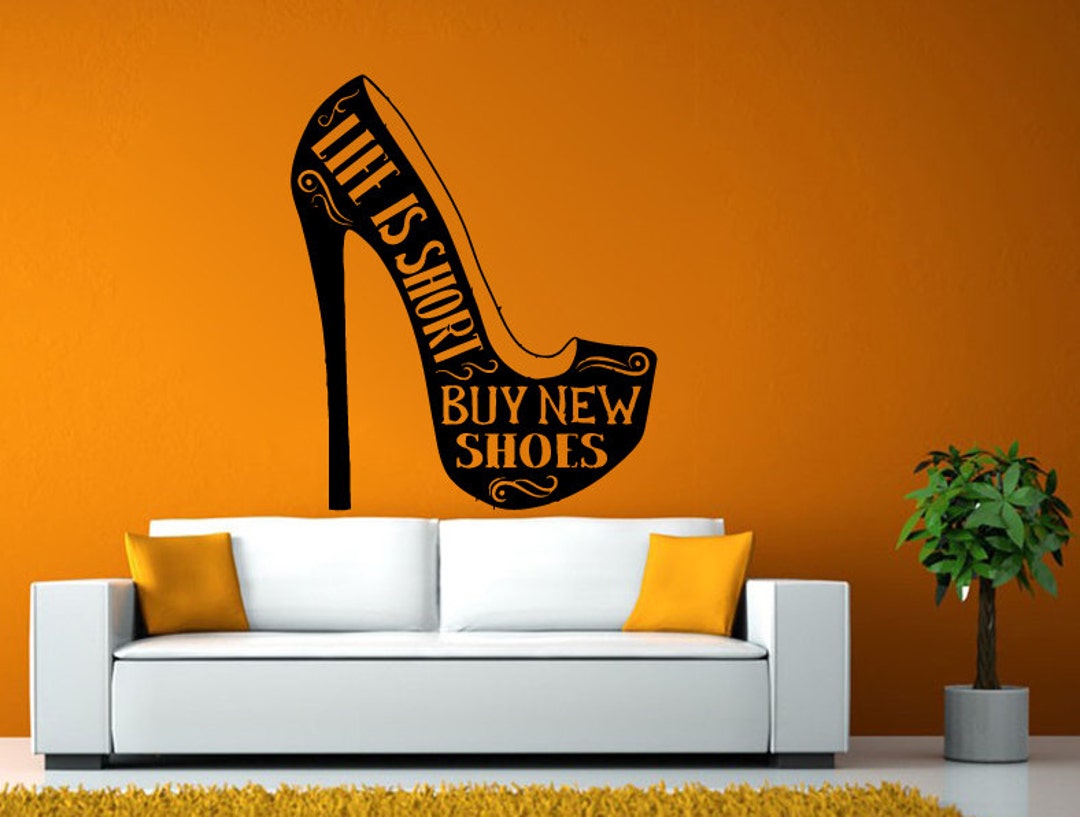 High Heel Decal | High Heel Art | High Heel | Fashion Vinyl Decal ...