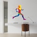 Runner Wall Decal, Runner Wall Sticker, Runner Wall Decor, Runner Wall ...