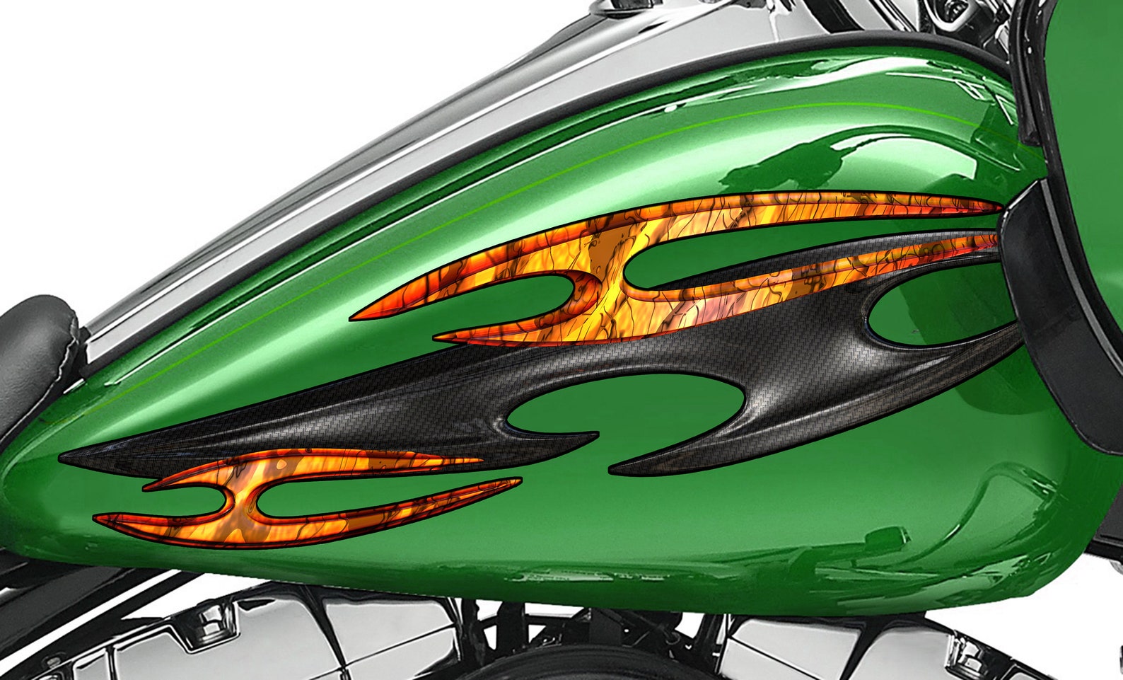 Tribal Sport Bike Vinyl Graphics, Dirt Bike Full Color Vinyl Sticker ...