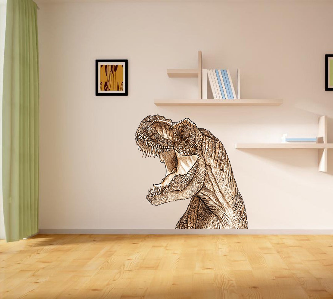 Dinosaur Raptor Wall Decal, Dinosaur Raptor Wall Sticker, Dinosaur ...