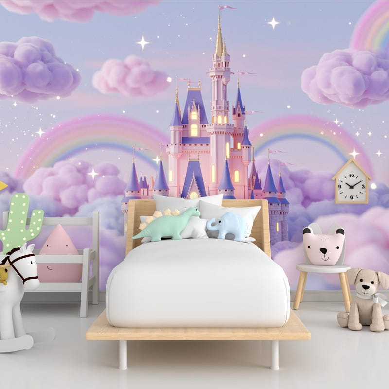 Castle 3d Wallpaper - Etsy