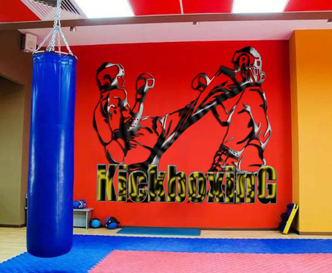 Boxing MMA Wall Decal, Boxing MMA Wall Sticker, Boxing MMA Wall Decor ...