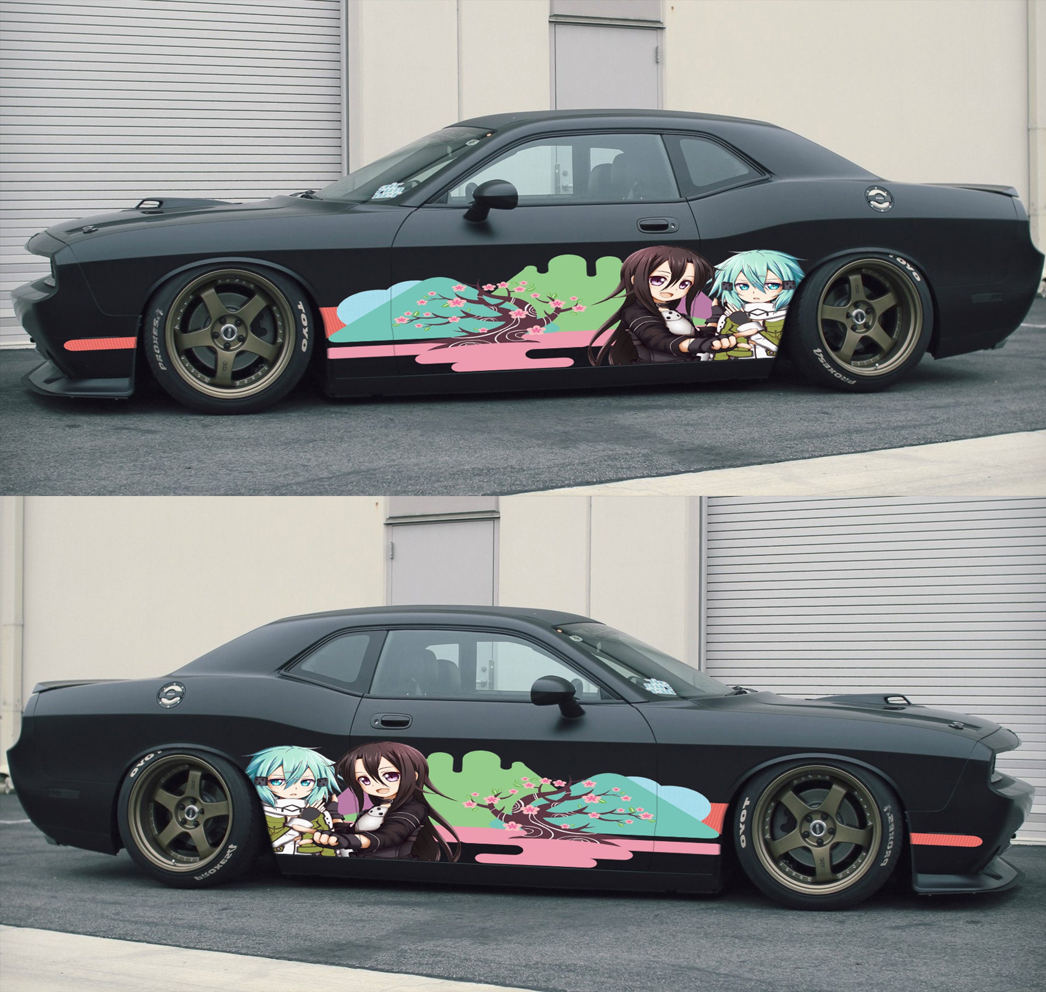 Anime Car Stickers, Manga Decal, Japanese Livery, Sakura Car Sticker ...