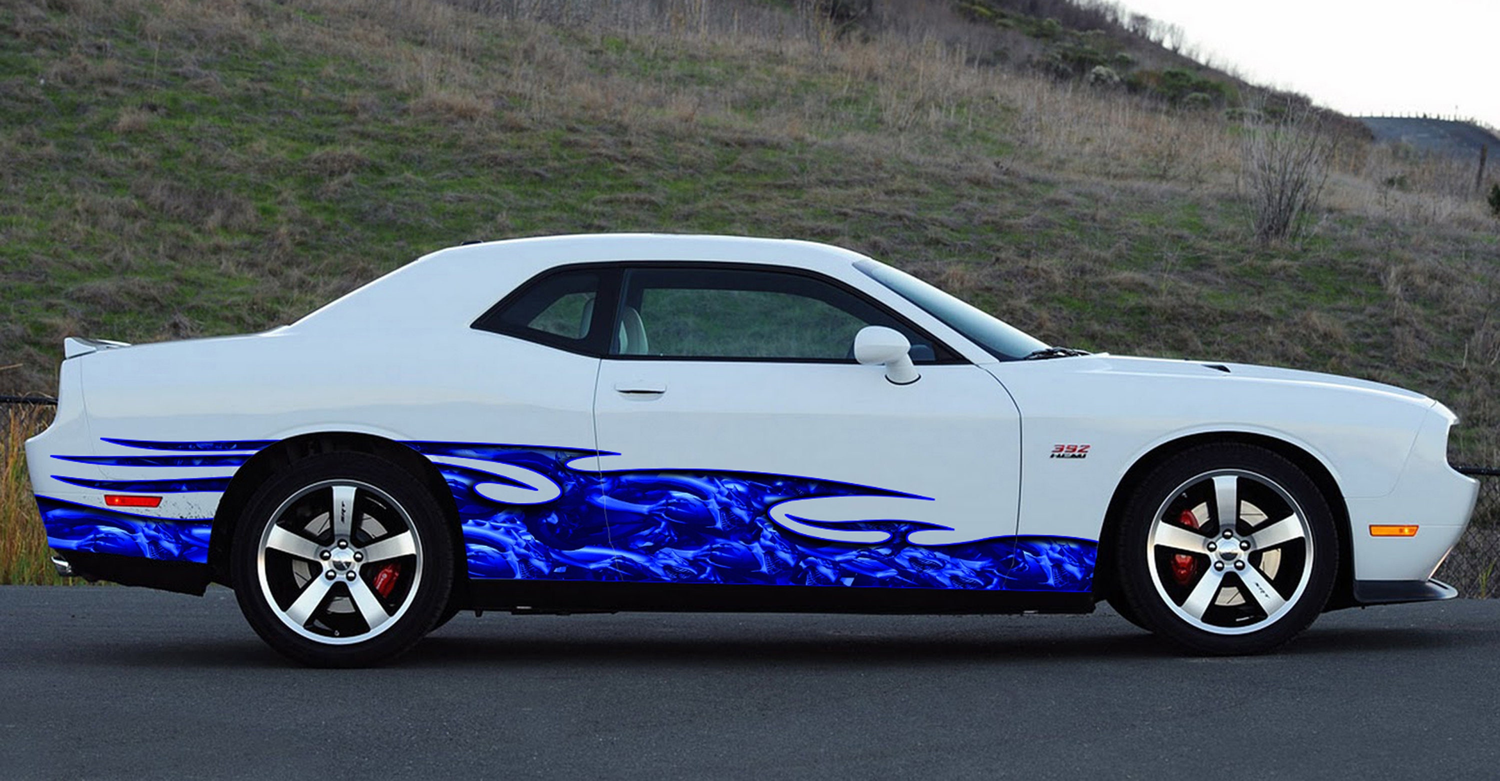 Full Color Car Side Decals, Truck Side Graphics, Dragons Car Wrap ...