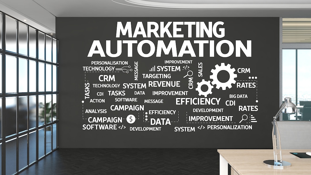Marketing Automation Wall Decal, Marketing Office Wall Decal, Marketing ...