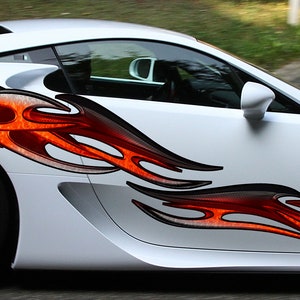 3D Tribal Racing Stripes Vinyl Sticker, 3D Tribal Car Graphics, Tribal ...