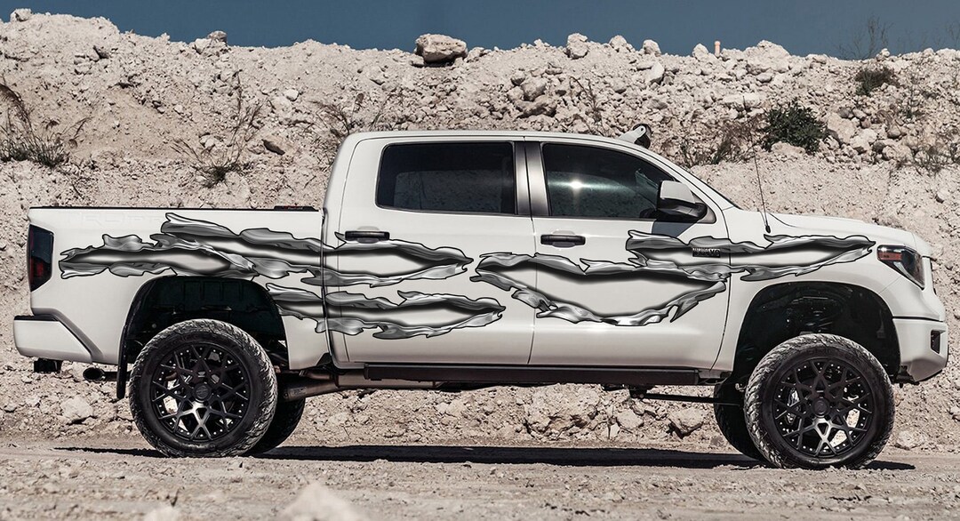 Ripped Metal Truck Wrap, Ripped Metal Truck Graphics, Ripped Metal ...