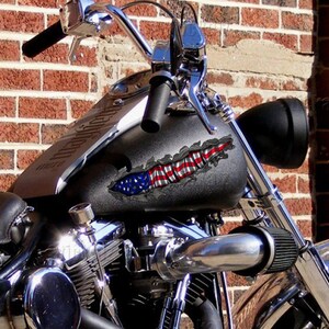 American Flag Decal for Motorcycle US Flag Racing Bike Wrap US Flag ...