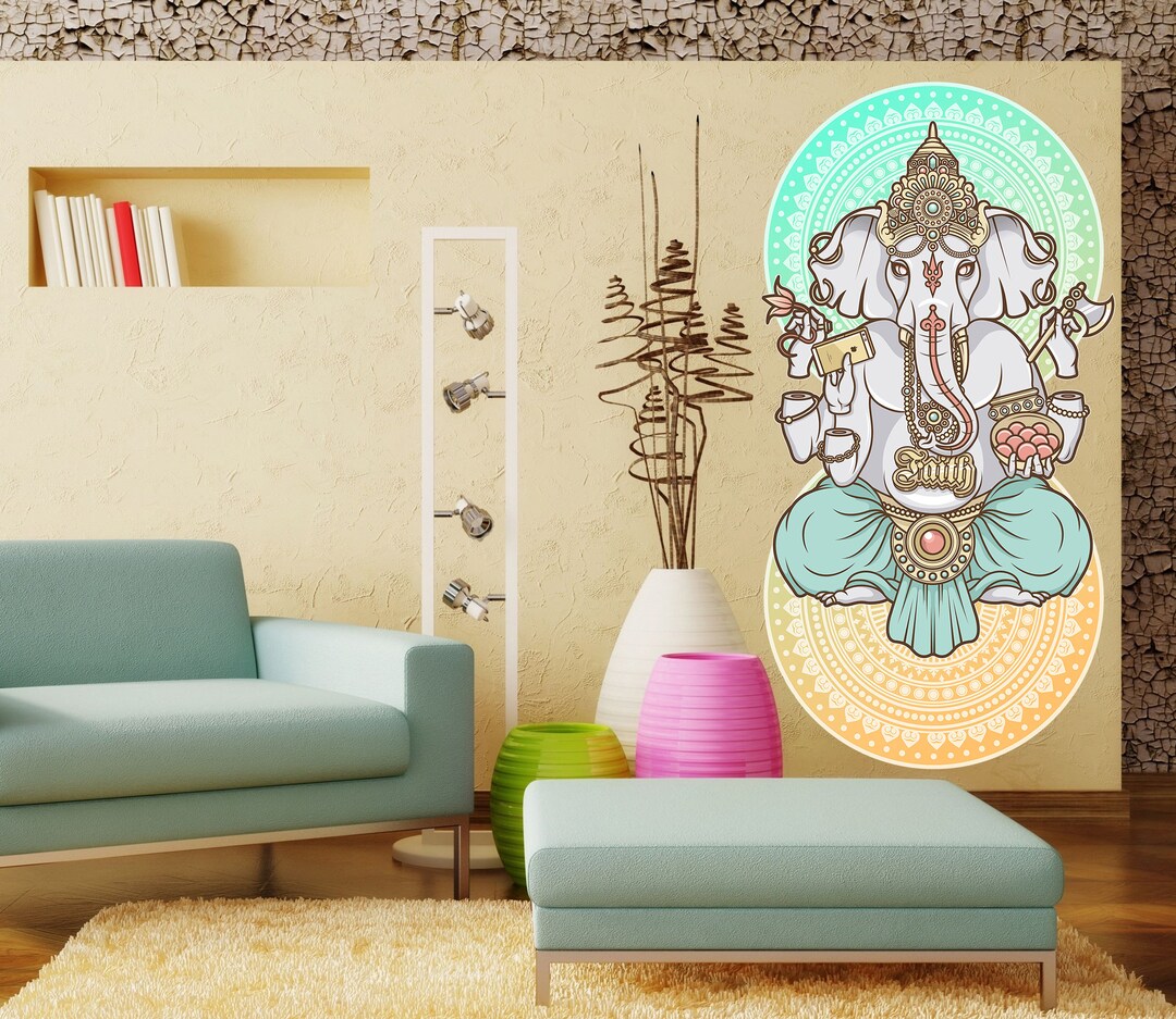 Ganesha Sticker, Ganesha Decal, Ganesha Wall Art - Etsy