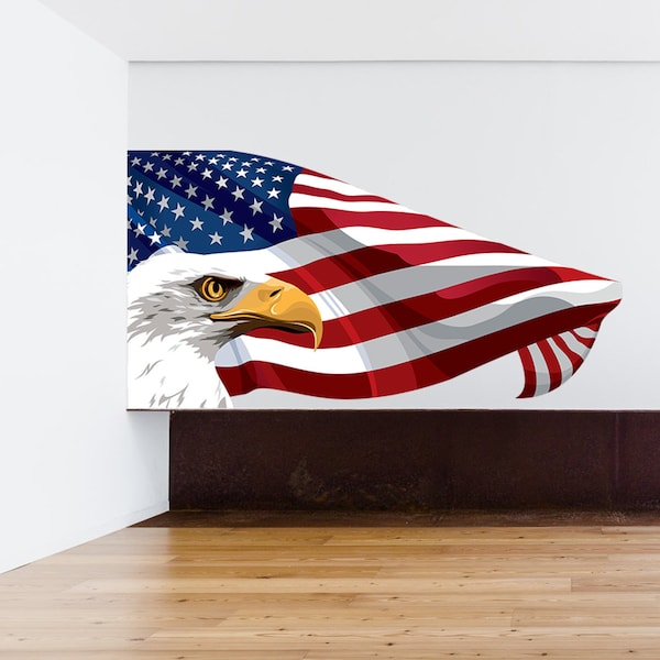 American Flag Decal - Etsy