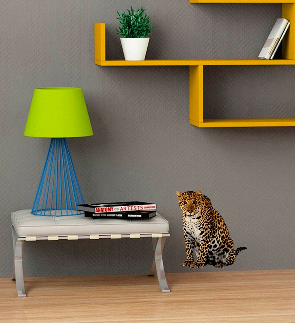 Cheetah Decal Cheetah Sticker Cheetah Wall Decor Leopard - Etsy