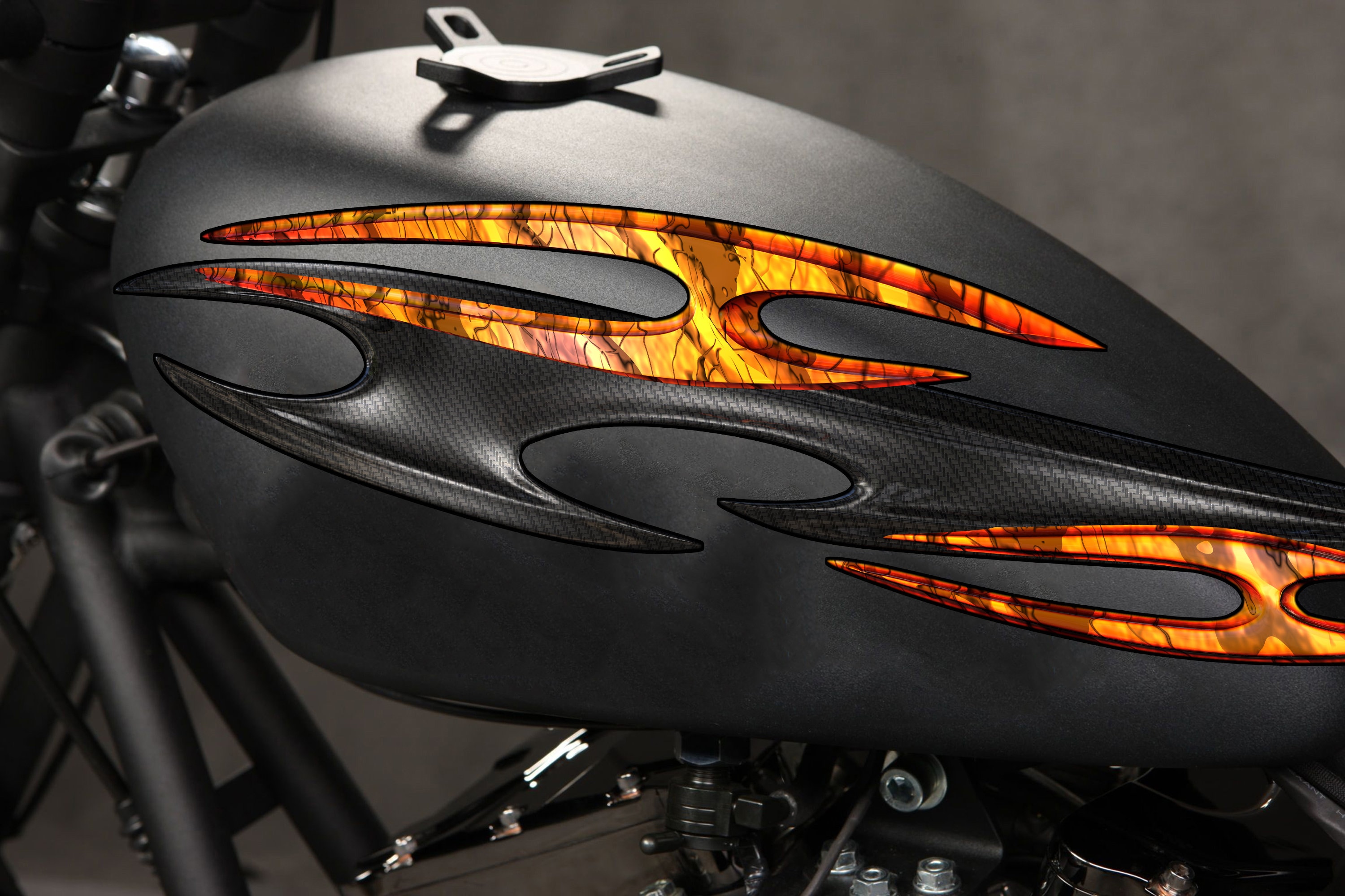 Tribal Sport Bike Vinyl Graphics, Dirt Bike Full Color Vinyl Sticker ...