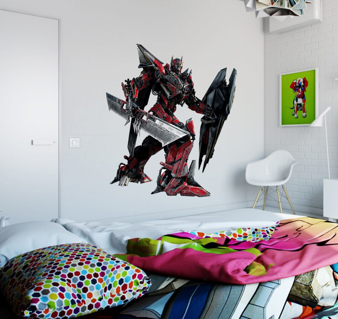 Transformer Wall Decal, Transformer Wall Sticker, Transformer Wall Decor - Etsy