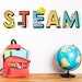 Steam Science Technology Engineering Arts Math Wall Decal, Stem Wall ...