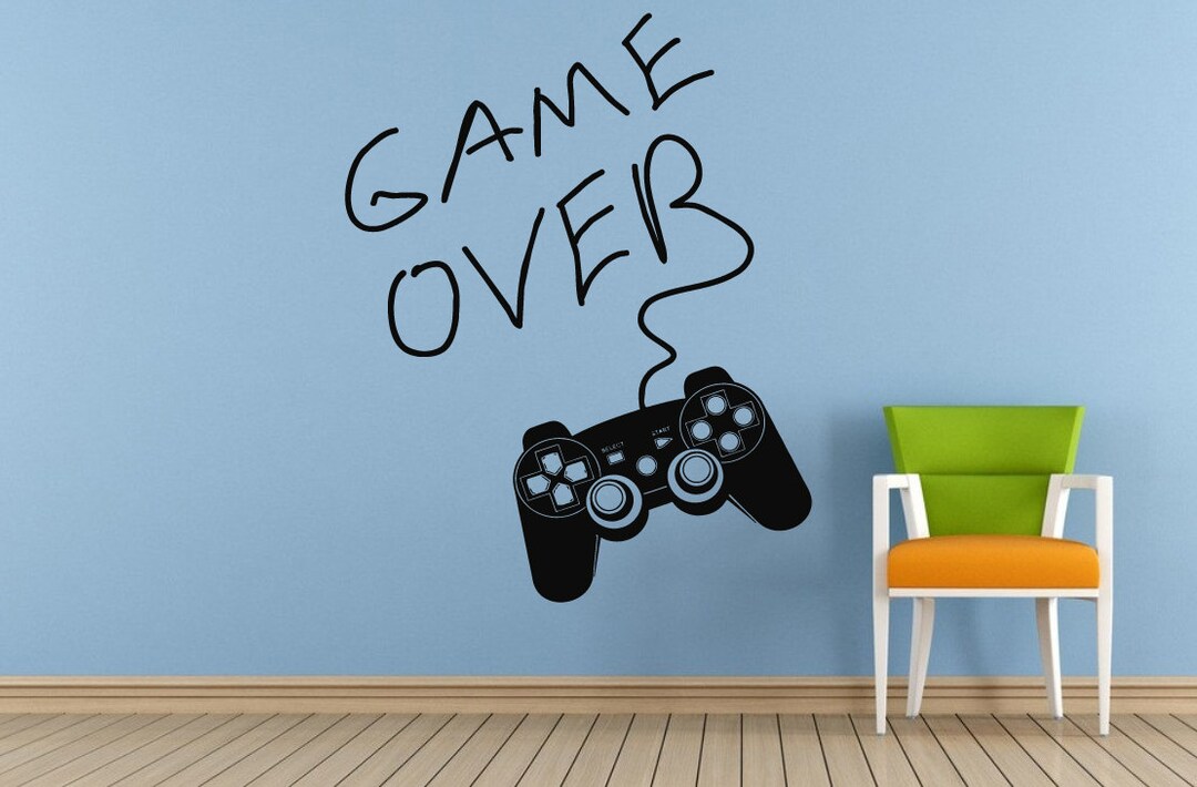 Play Game Video Games Play Button Logo Game Over Controller Joystick ...