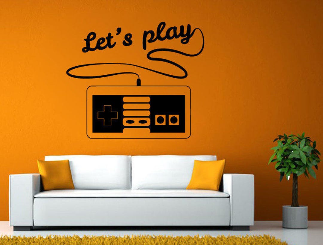 Video Game Controller Joystick Gamer Gaming Let's Play Tv Wall or ...