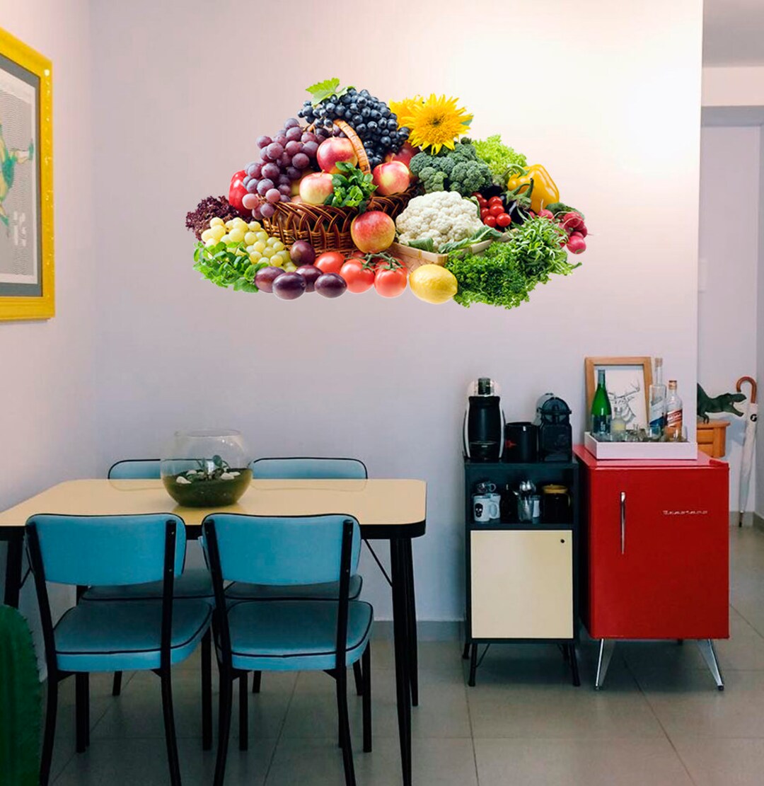 Vegetables Kitchen Decor, Vegetables Kitchen Decal, Vegetables Kitchen ...