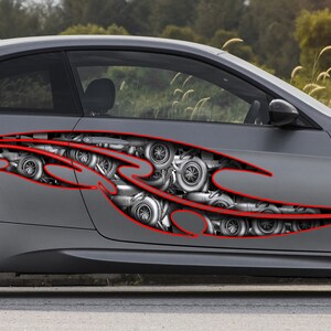 Tribal Performance Street Racing Graphic Street Legal Decal for Car Car ...