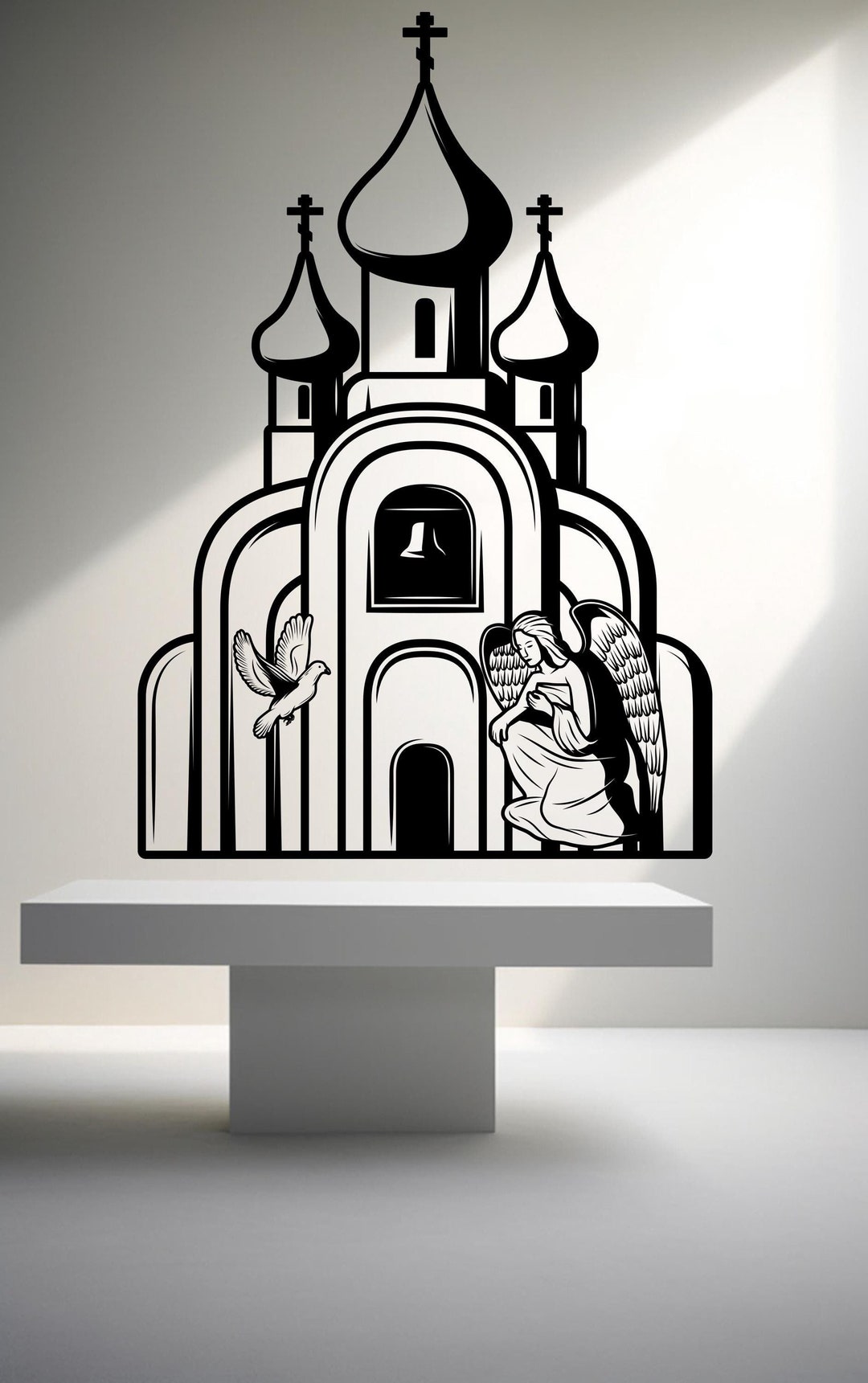 Church Wall Decal, Religious Wall Sign, Christian Wall Decal, Church ...