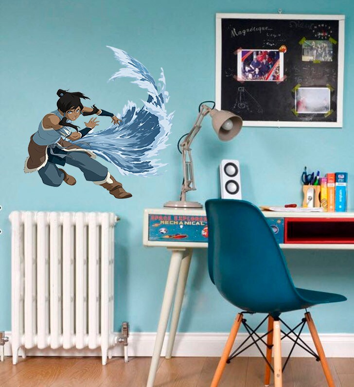 Aqua Power Anime Decal Aqua Power Anime Sticker Aqua Power - Etsy