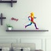 Runner Wall Decal, Runner Wall Sticker, Runner Wall Decor, Runner Wall ...