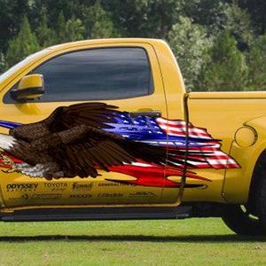 Patriotic Car Graphics, US Flag Car Vinyl Decal, USA Flag Car Vinyl ...