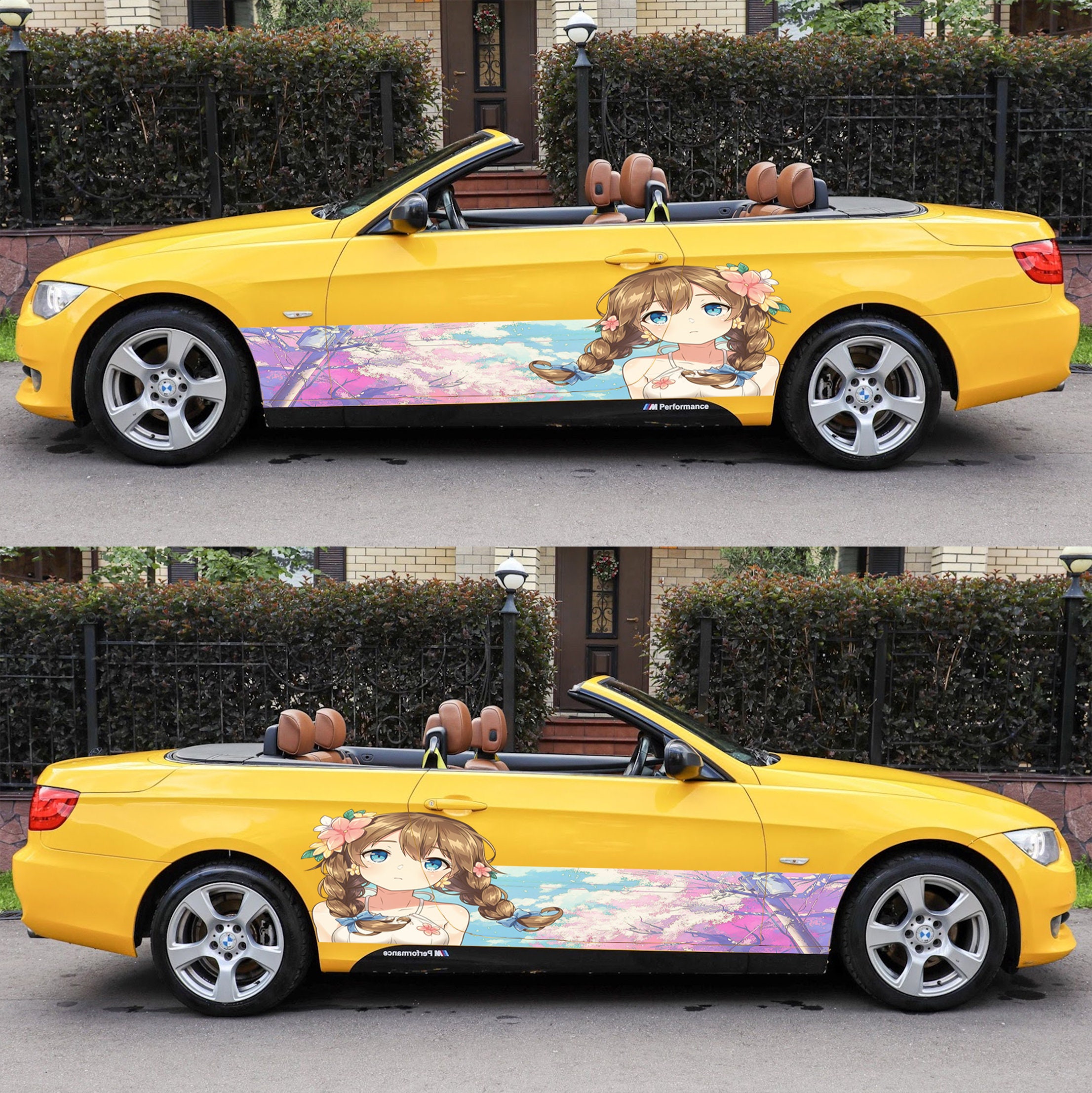 ANIME Manga Anime Car Stickers Japanese Car Decals Anime | Etsy