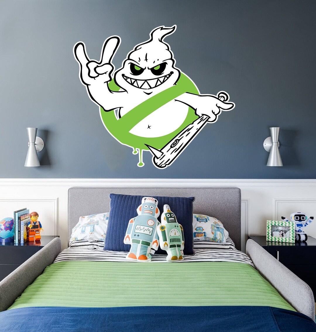 Ghost Stop Sign Decal, Ghost Stop Sign Sticker, Ghost Stop Sign Wall ...