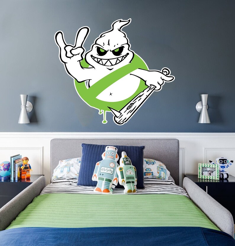 Ghost Stop Sign Decal, Ghost Stop Sign Sticker, Ghost Stop Sign Wall ...