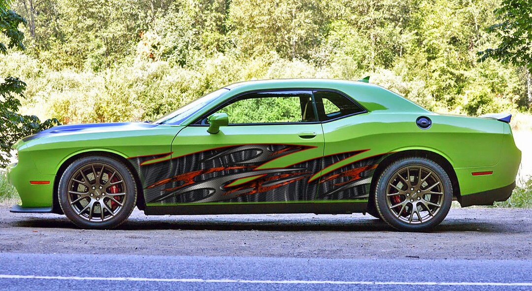 Tribal Pride Car Sticker, Full Color Car Side Graphics, 3D Tribal Car ...