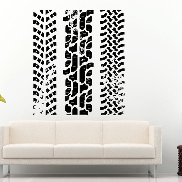 Tire Tracks Stickers - Etsy