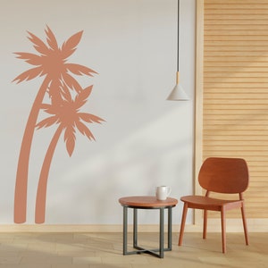 Boho Palm Tree Wall Stickers Palm Tree Wall Decals, Palm Trees Wall Art ...