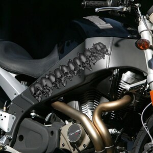 Scull Decal for Motorcycle Scull Racing Bike Wrap Scull Sport Bike ...