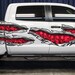 Skulls Truck Ripped Metal Graphics, Skulls Truck Wrap, Skull Truck Side ...