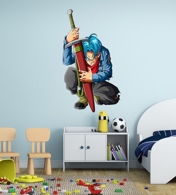 Anime Guy Decal Anime Sticker Anime Decal Anime Decor - Etsy