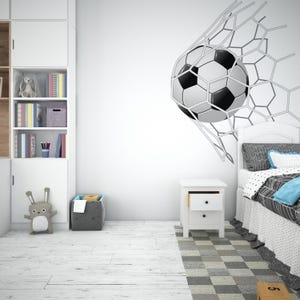 Soccer Wall Decor, Football Wall Decal Sport Vinyl, Football Stickers ...