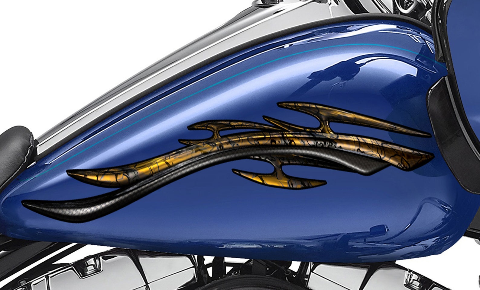 Full Chopper Wrap Decal Tribal Street Racing Graphic Decal - Etsy